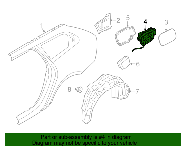 2017-2021 Volvo Fuel Pocket 32227046 | TascaParts.com