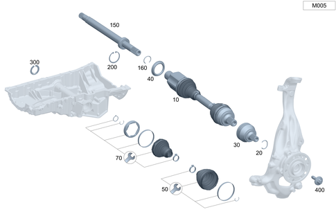 Front Axle Shaft for 2023 Mercedes-Benz C 300 | Mercedes-Benz USA Parts