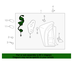 81555-47170 - Socket & Wire - 2012-2015 Toyota | OEM Genuine Toyota Parts