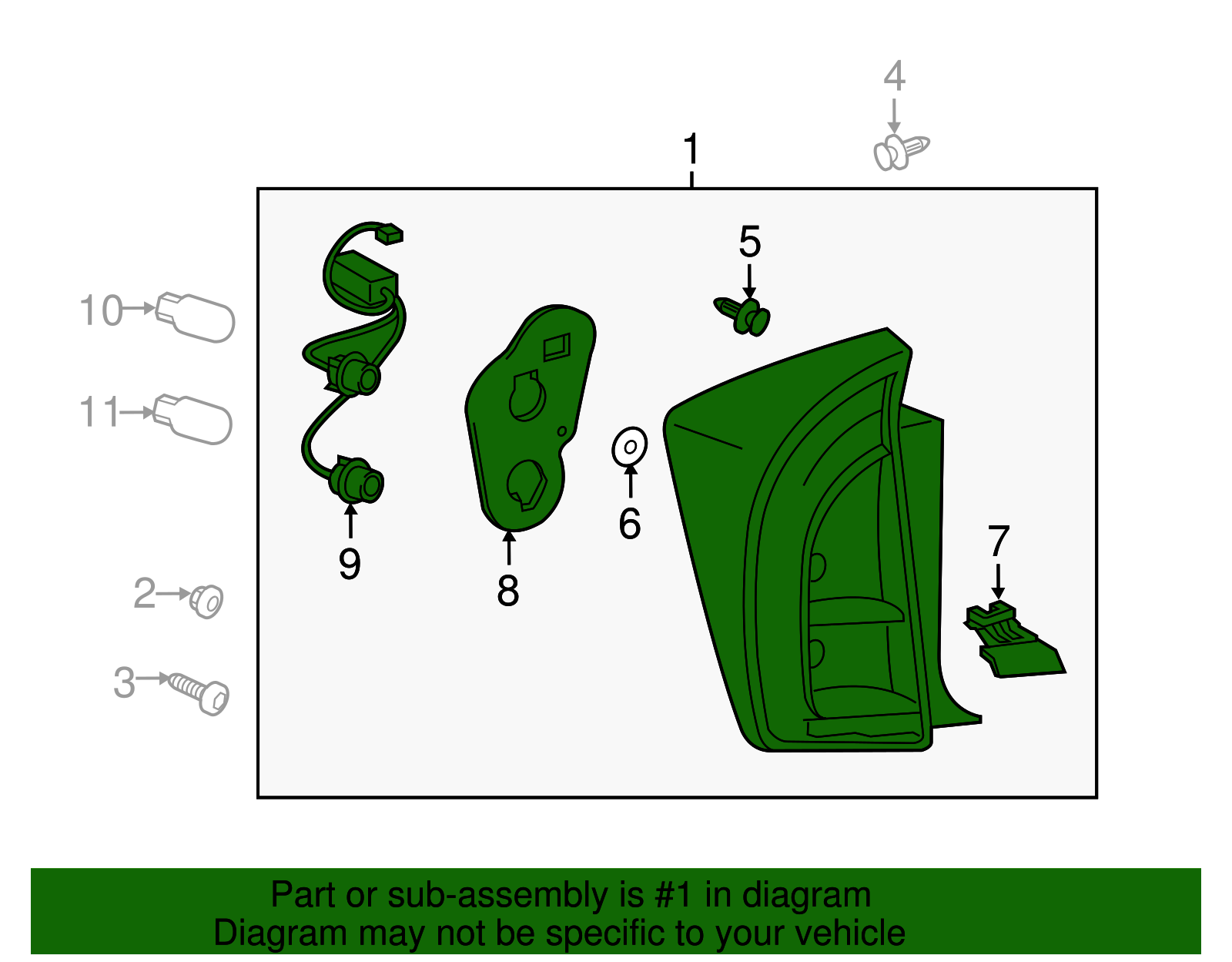 2012-2015 Toyota Prius Plug-In Tail Light Assembly - DRIVERS SIDE 81561 ...