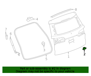 84762926 - Lift Gate Plug 2020-2025 GM | Gateway Buick GMC Parts