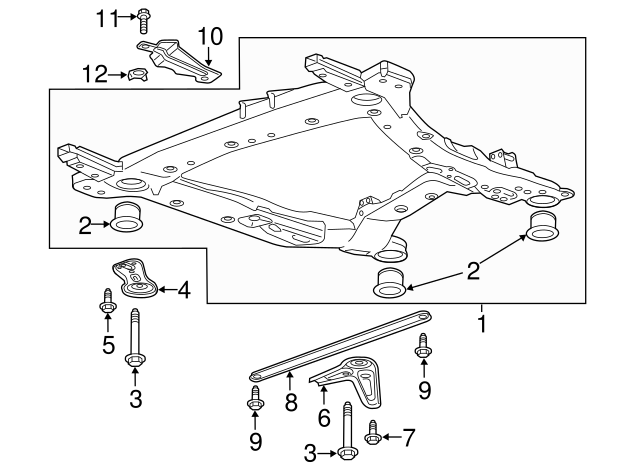 2018-2021 Chevrolet Traverse Radiator Air Baffle 84210343 GM ...