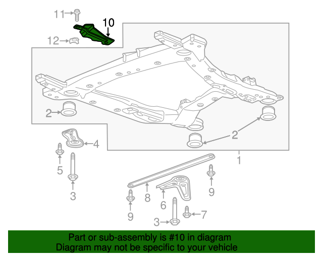 2018-2021 Chevrolet Traverse Radiator Air Baffle 84210343 | OEM Parts ...