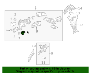 42397859 - Passenger Side Underbody Brace Reinforcement 2017-2023 ...