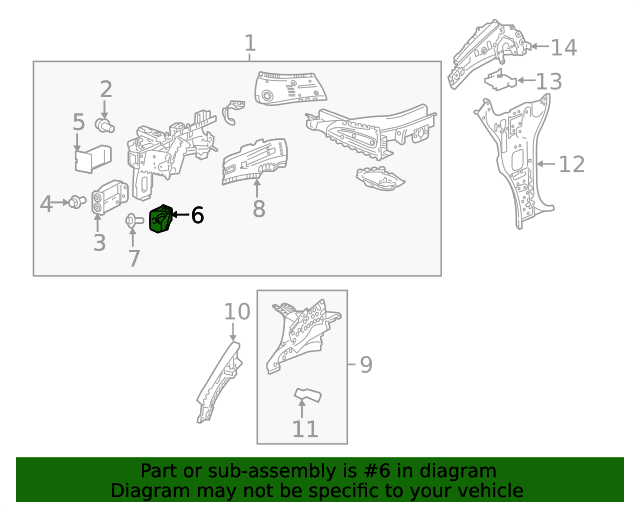 2017-2023 Chevrolet Passenger Side Underbody Brace Reinforcement ...