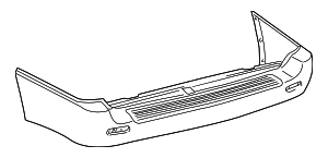 52159-6A914 - Bumper Cover For 1998-2007 Lexus LX470 | Lexus OE Parts