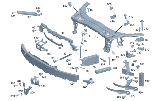 205-620-41-00 - Strut 2015-2023 Mercedes-Benz | Mercedes-Benz Parts Shop