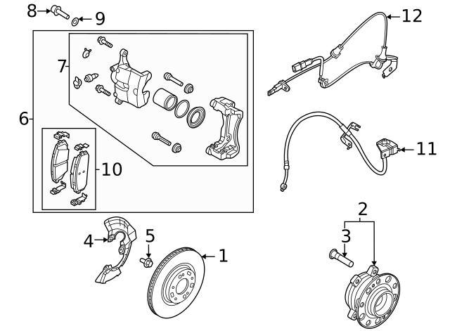 Genuine Brake Pads Front for 2020-2023 Hyundai Sonata | Part# 58101 ...