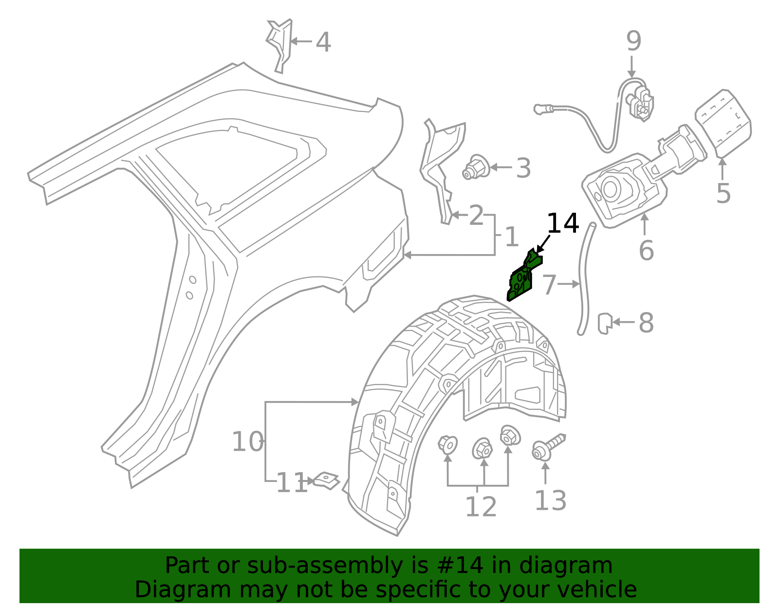 2017-2024 Audi A4 allroad Plate 8W9-813-970 | Audi USA Parts