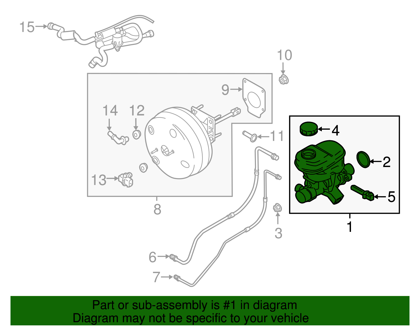 JL3Z-2140-A - 2015-2021 Ford - Master Cylinder | My Ford Parts