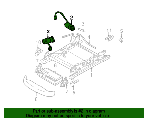 996-624-332-00 - Seat Motor 1998-2005 Porsche | AutoNation Parts
