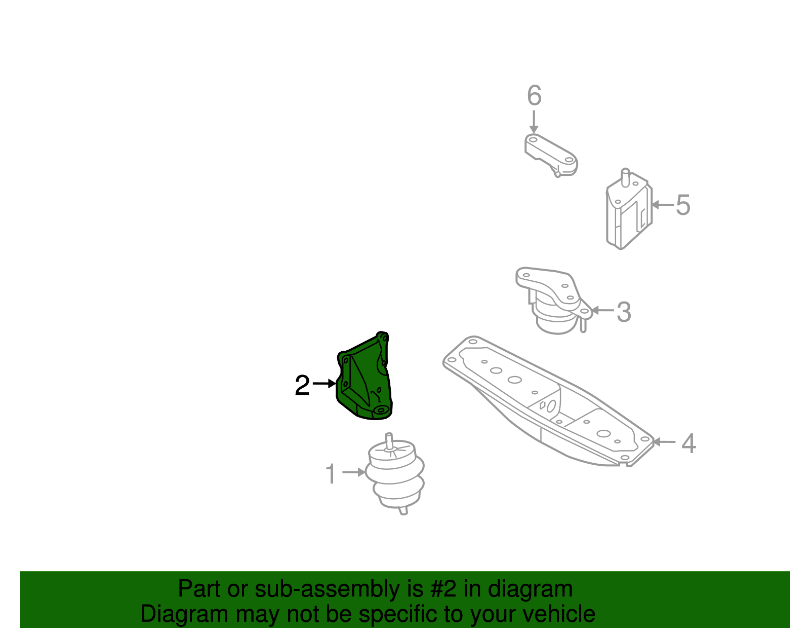 11232-1PM0A - Engine Mount Bracket 2007-2019 Infiniti | AutoNation Parts