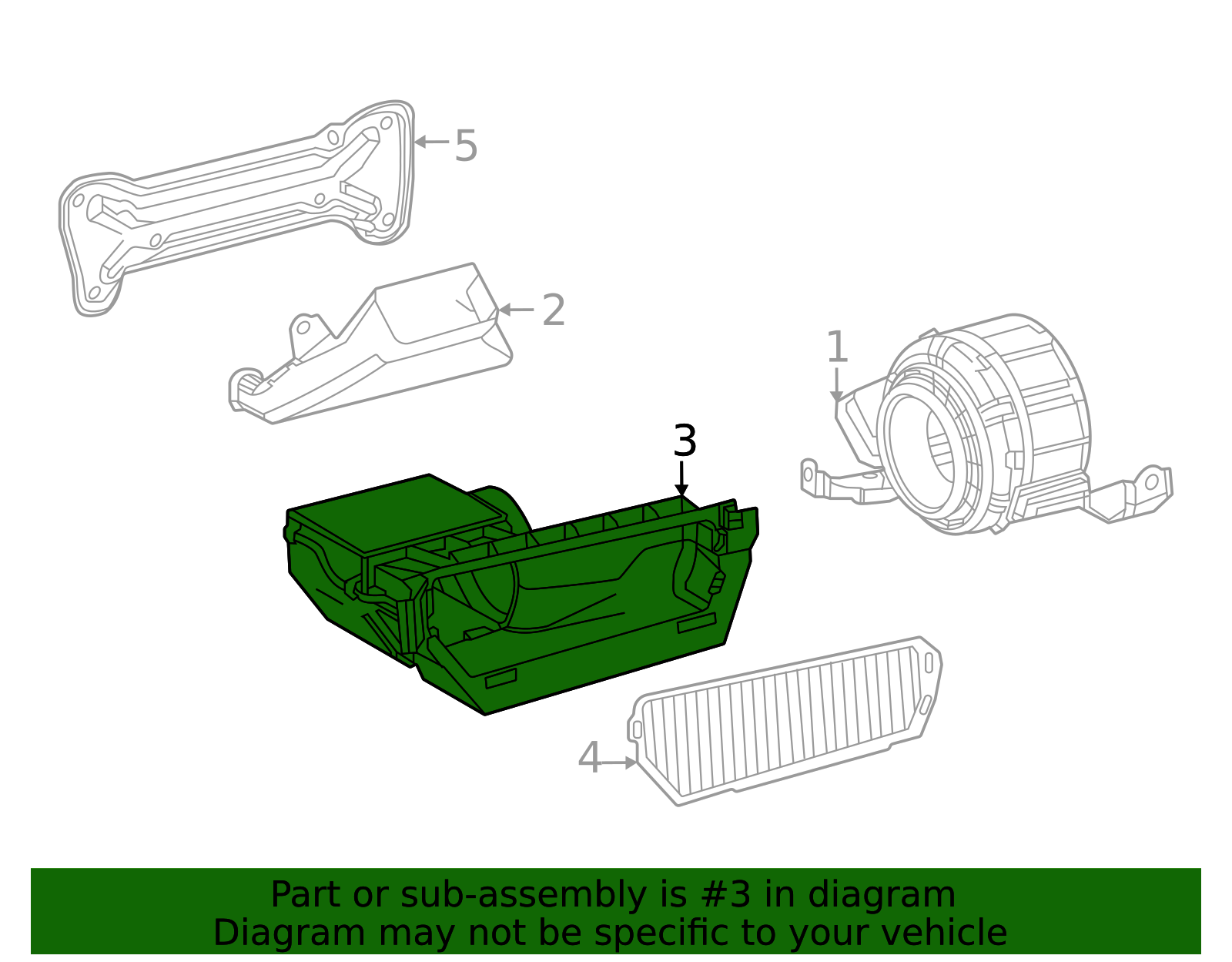 2021-2024 Toyota Sienna Intake Duct G92E1-08010 | Toyota Parts Express