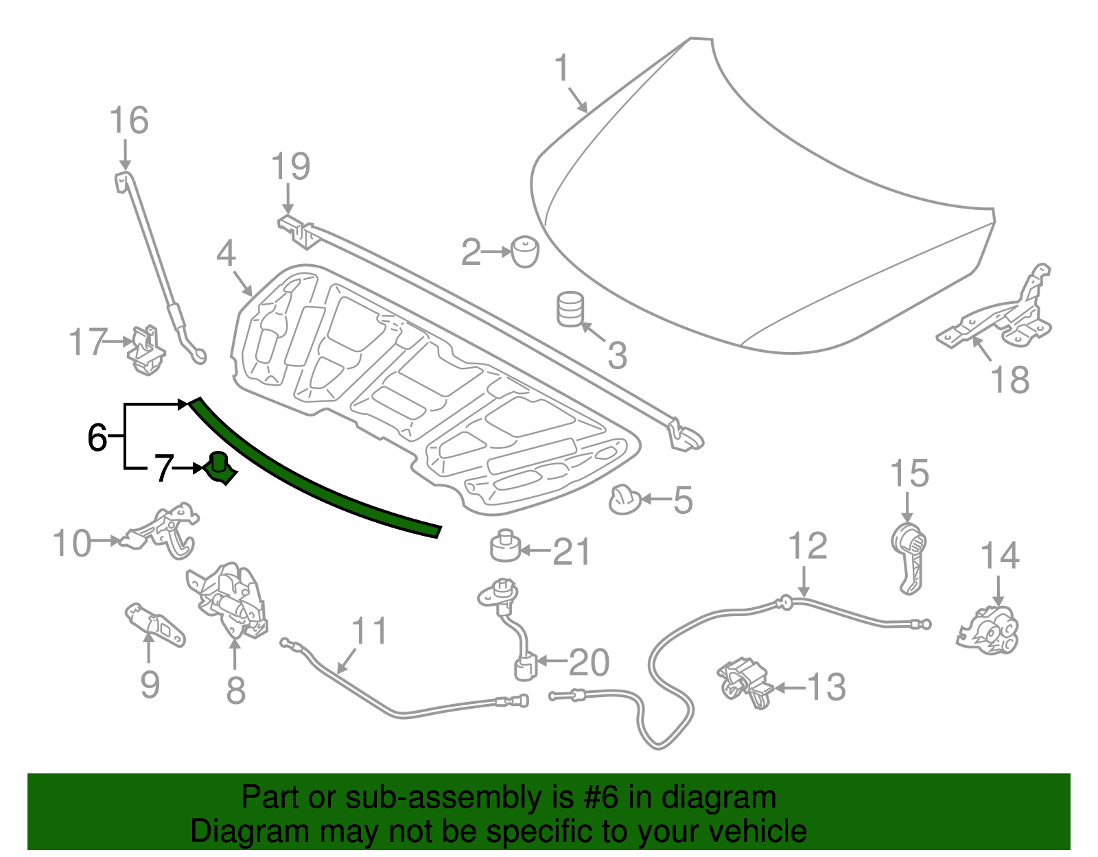 2011-2015 Kia Sorento Front Seal 86455-1U000 | OEM Parts Online