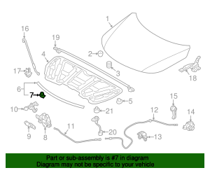 2007-2015 Kia OEM NEW 07-15 Kia Sorento Optima Amanti Borrego Clip Hood ...