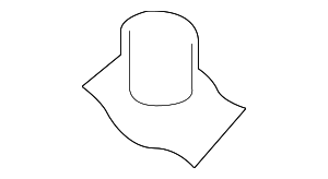 86438-2B000 - Front Seal Clip 2007-2015 Kia | Kia.Parts