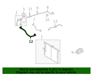 2002-2018 Mercedes-Benz AC Hoses 463-500-92-72-64 | MB OEM Parts
