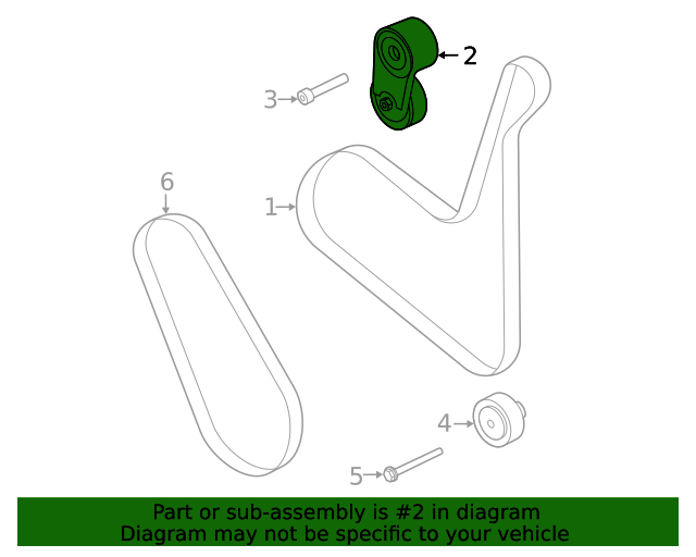 2020 Ford Belt Tensioner HG9Z-6A228-B | TascaParts.com