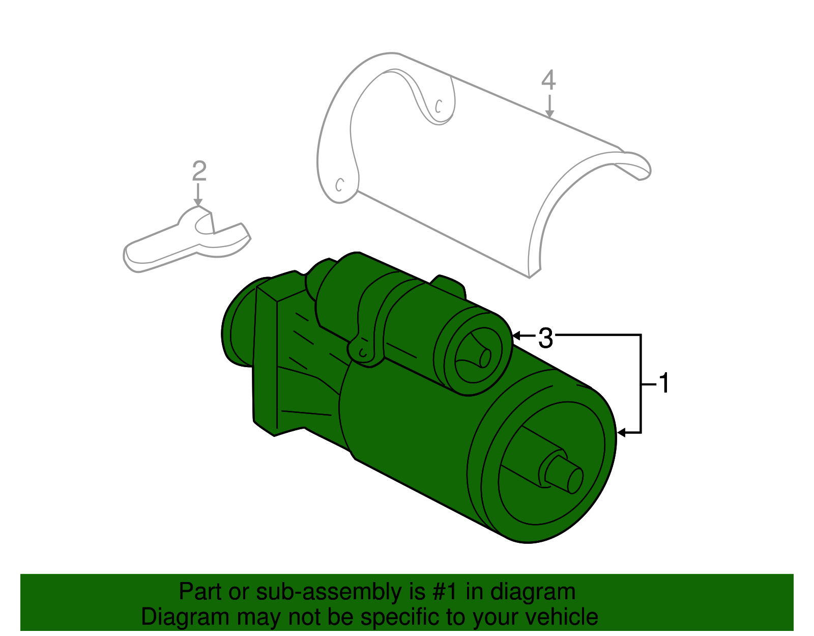 1990-2001 GM Starter, Remanufactured 10465167 GM | GMPartsDirect.com