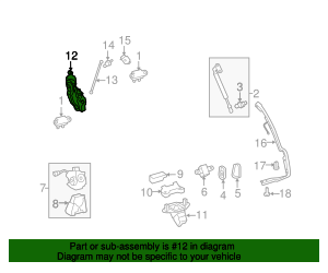68910-69025 - Motor For 2008-2011 Lexus LX570 | Lexus OE Parts