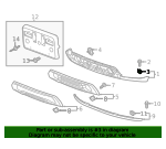 2021-2023 GM Brake Air Duct Clip 11603057 GM | GMPartsDirect.com