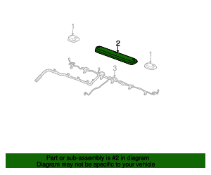 2015-2019 GM Front Identification Lamp 23463750 GM | GMPartsDirect.com