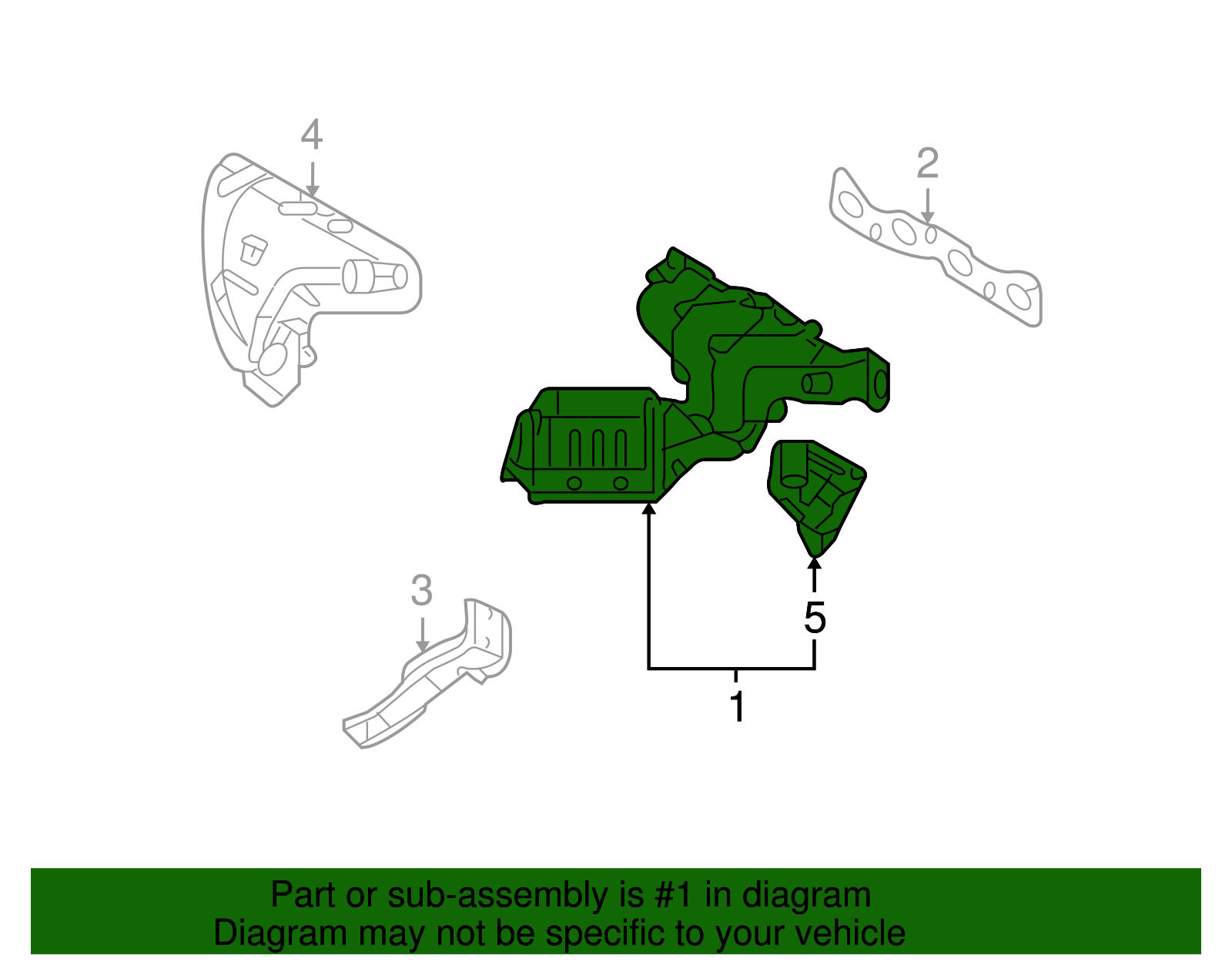 28510-25450 - Exhaust Manifold 2006-2008 Kia | Kia.Parts Store