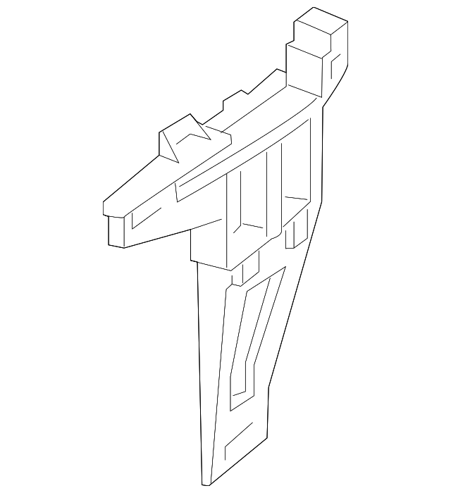 117-885-01-14 - Blind Spot Radar Bracket 2014-2019 Mercedes-Benz ...