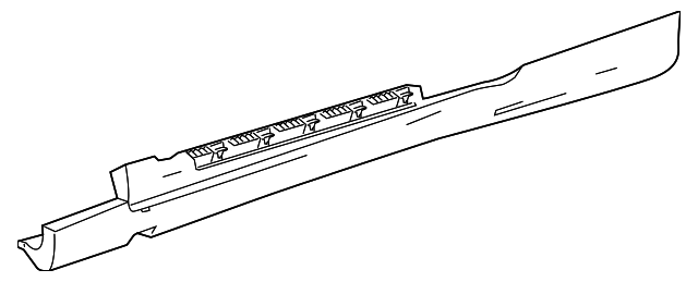 207-698-12-54-9999 - Rocker Molding 2010-2017 Mercedes-Benz | Mercedes ...