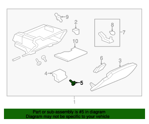 20766965 GM Instrument Panel Compartment Lock Cylinder | GM Parts Store