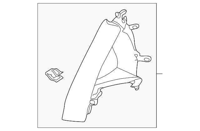 2019-2023 Audi Quarter Glass Trim 4K8-867-287-D-PCA | Audi USA Parts