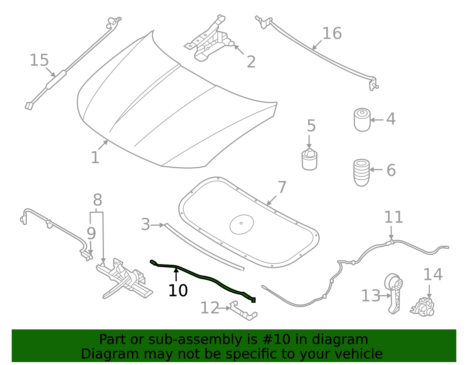 81190-N9010 - Hood Release Cable 2022-2024 Hyundai Tucson | AutoNation ...