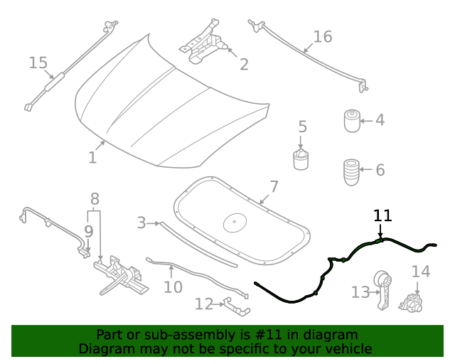 81190-N9000 - Hood Release Cable 2022-2024 Hyundai Tucson | AutoNation ...