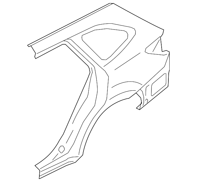 2015-2019 Subaru Outback Quarter Panel 51439AL01A9P | Subaru Parts Store