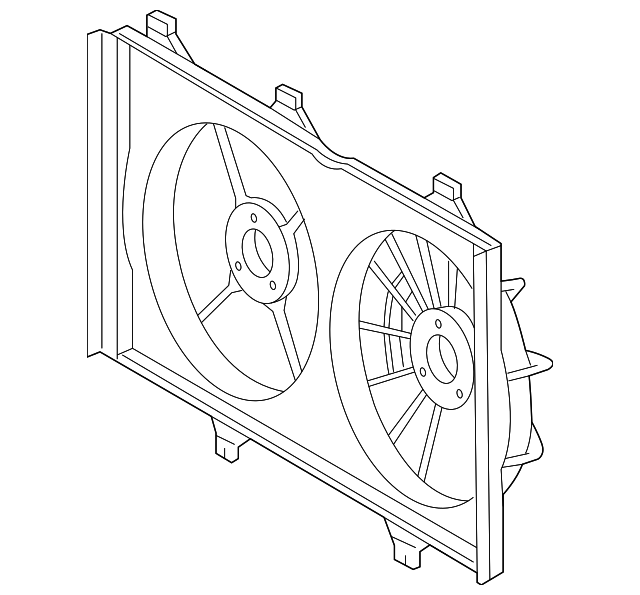 2014-2019 Toyota Highlander Fan Shroud 16711-0P250 | Toyota Parts Center