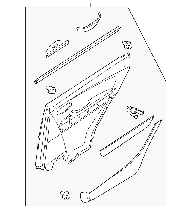 TE71-68-560A-34 - Door Trim Panel 2010-2012 Mazda CX-9 | Bam Wholesale ...