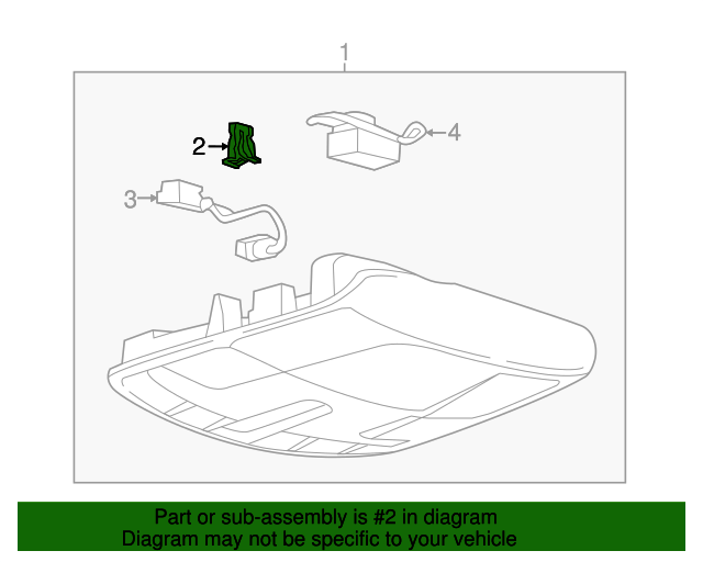2013-2023 Ford Overhead Console Retainer Clip W711045-S900 | TascaParts.com