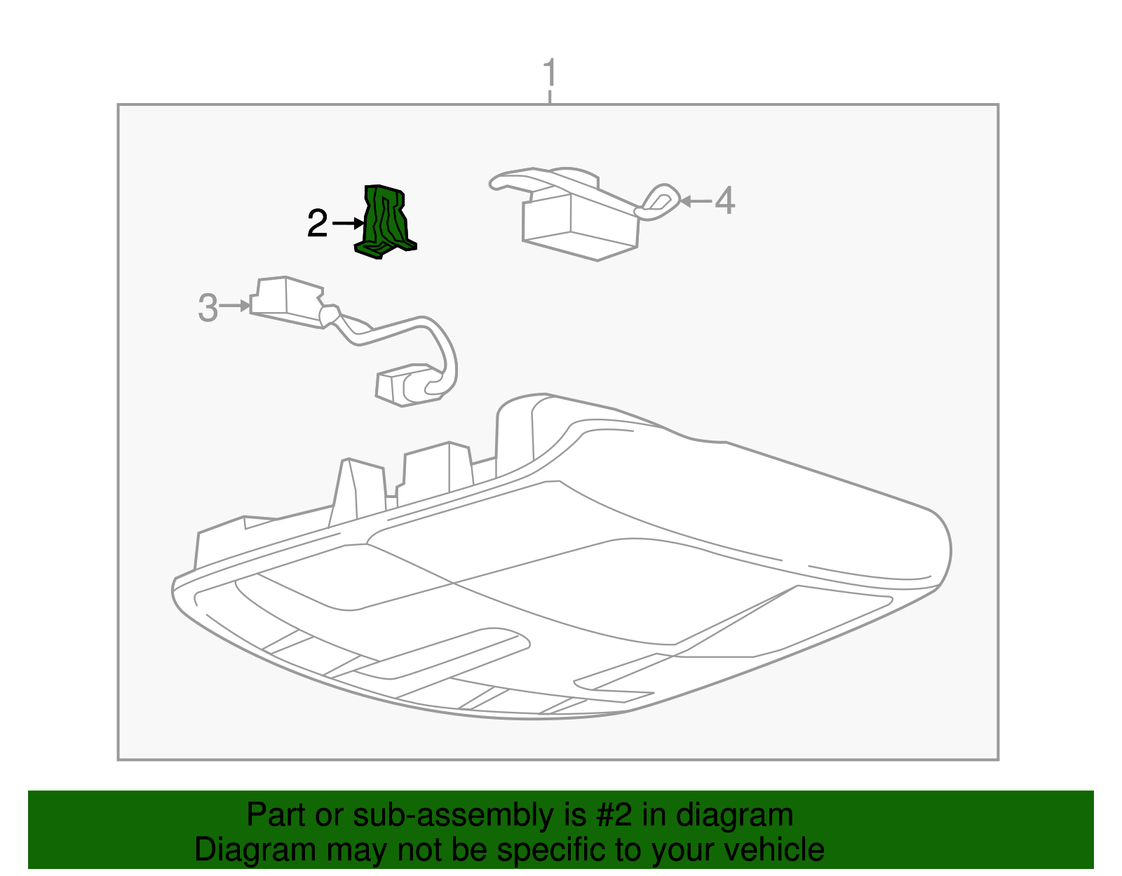 2013-2025 Ford Overhead Console Retainer Clip W711045-S900 | OEM Parts ...