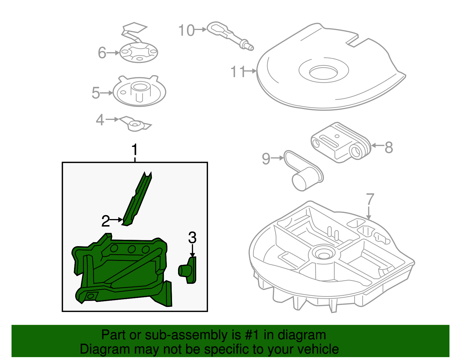 HP5Z-17080-B - 2017-2020 Ford - Jack Assembly | My Ford Parts