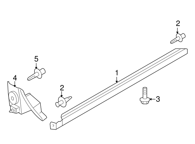 2007-2012 Nissan Versa End Cap - Passenger Side (RH) 76854-EM30A ...