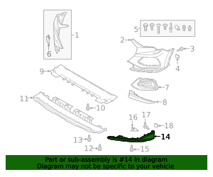 83A-807-547-GRU - Spoiler 2019-2024 Audi Q3 | Audi Parts Store