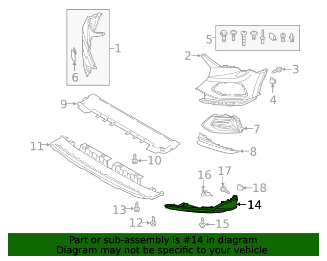 83A-807-548-GRU - Spoiler 2019-2024 Audi Q3 | Audi OEM Parts