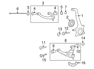 2015-2021 Toyota 4Runner Knuckle 43211-60240 | Toyota Parts Center