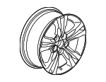 2010-2017 Chevrolet Equinox 17x7-Inch Aluminum Wheel 23406147 GM ...