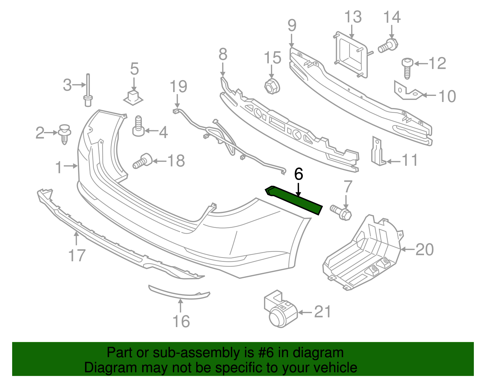 86613-2T501 - Side Retainer 2014-2016 Kia Optima | Kia.Parts Store