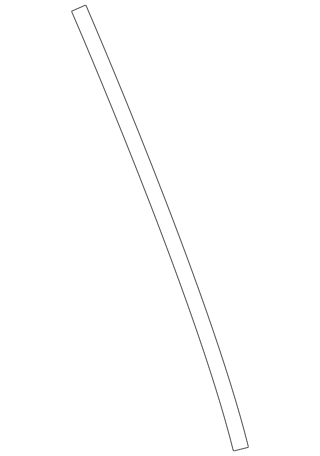 2014-2022 Mitsubishi Lift Gate Glass Seal Strip 5805A315 | Mitsubishi ...