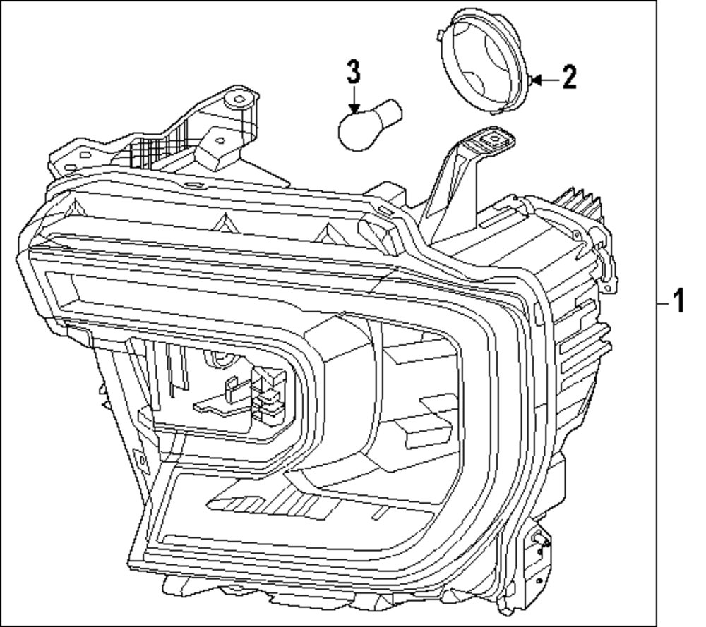 2024 Ford Ranger Composite Assembly N1WZ-13008-DZ | OEM Parts Online