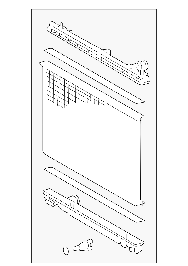 2016-2023 Lexus Radiator Assembly 16400-36150 | OEM Parts Online