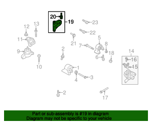 2006-2010 Kia Engine Mount Bracket 21670-25003 | OEM Parts Online