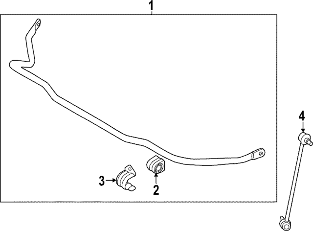 2022-2024 Kia EV6 Stabilizer Link 54830-CV000 | TascaParts.com